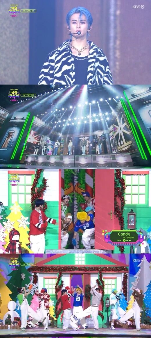 NCT DREAM, `캔디` 리메이크 무대 최초 공개…청량 더한 Y2K [2022 KBS 가요대축제] - 마이데일리